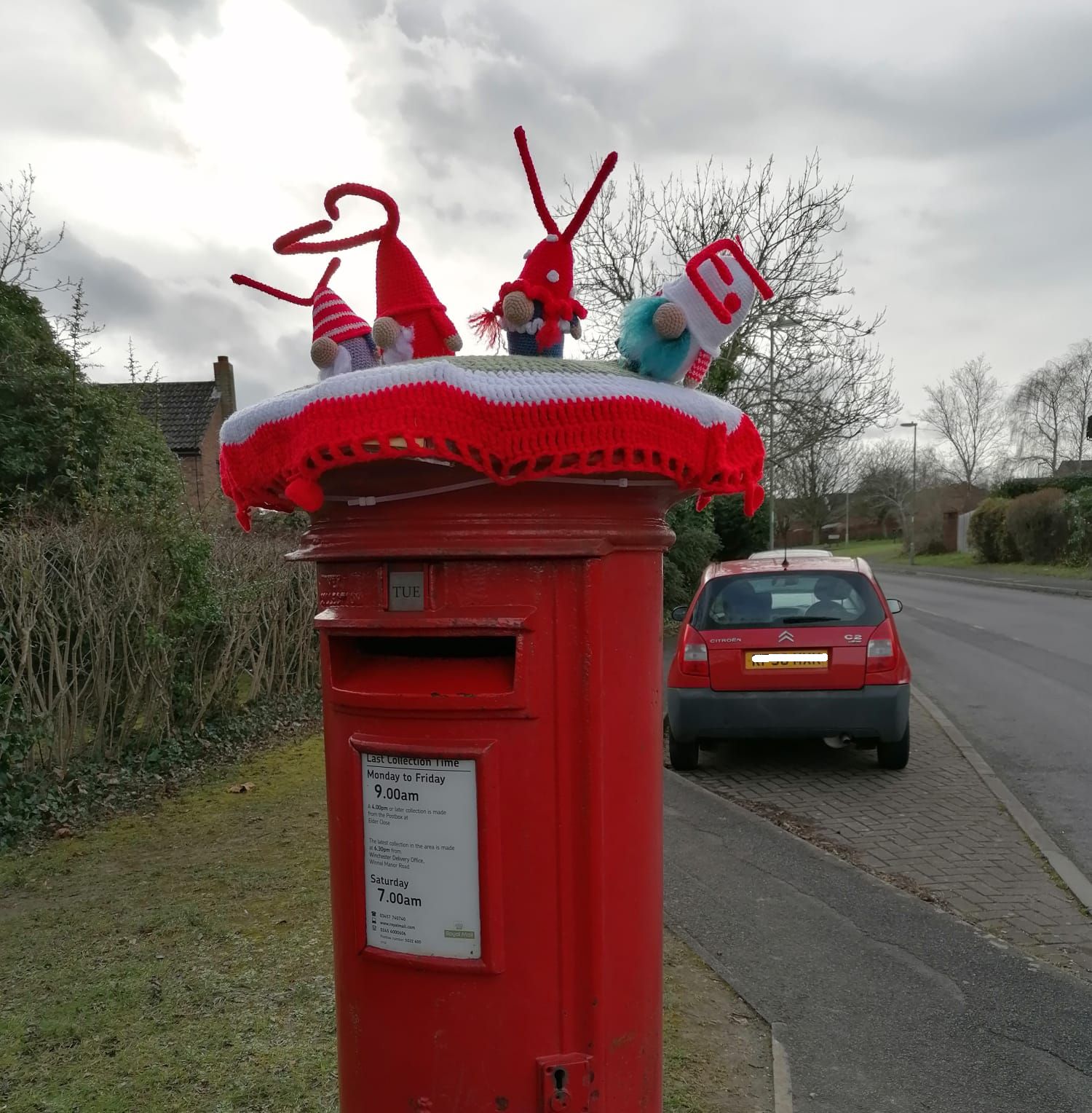 BFOBRCA: Wheatland Close post-box